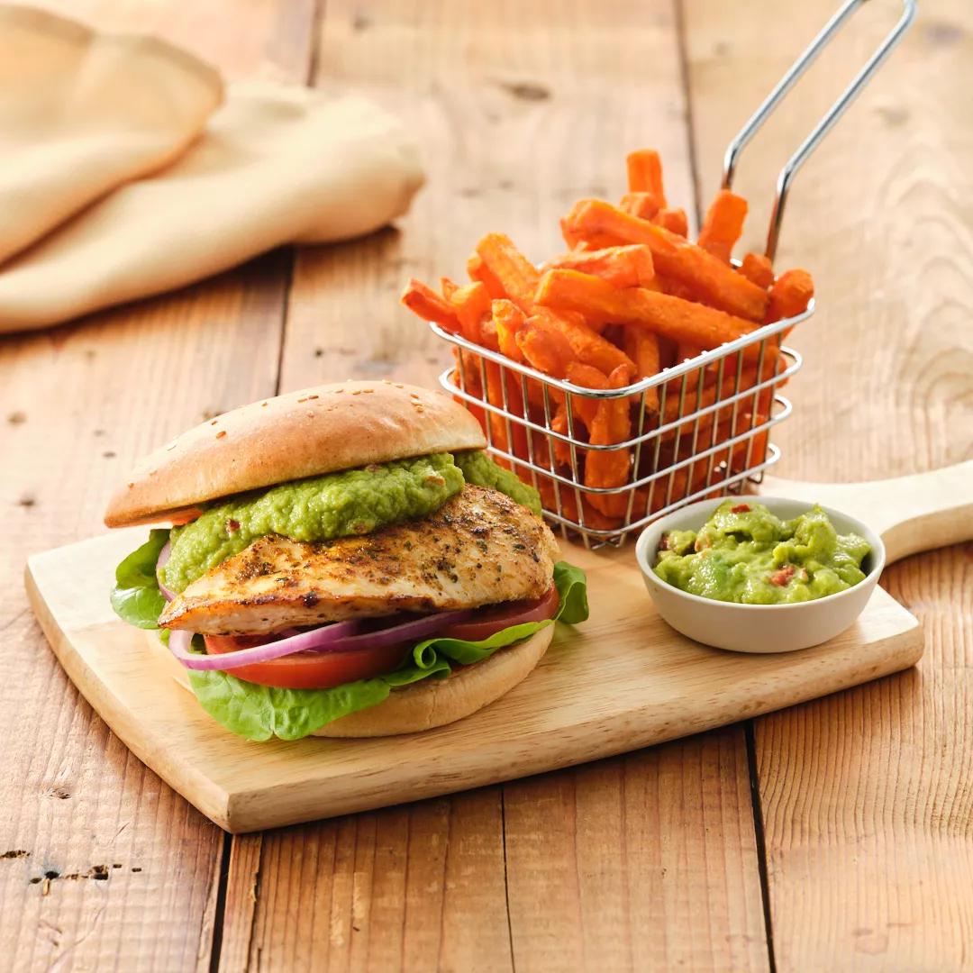 Chicken and Guac Burgers Recipe