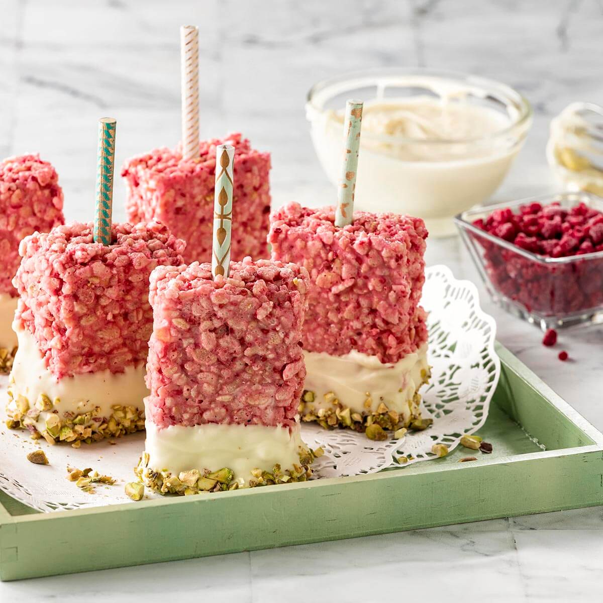 Raspberry Rice Krispies Treats | Simplot Foods