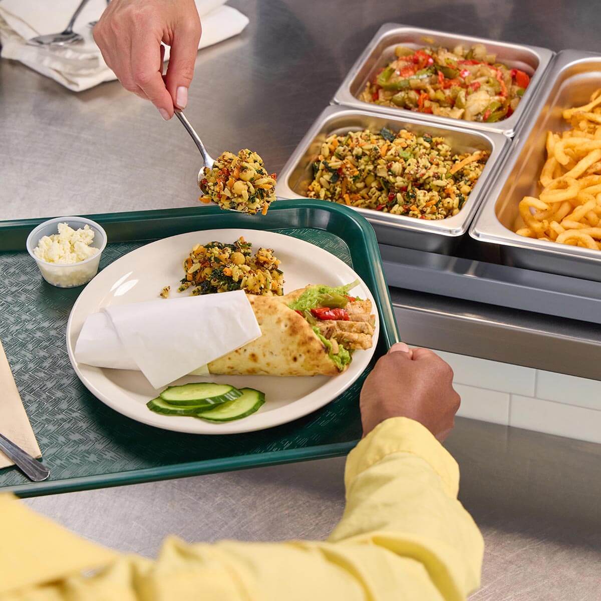 US Food Station: Greek Chicken Shawarma for Healthcare | Simplot Foods