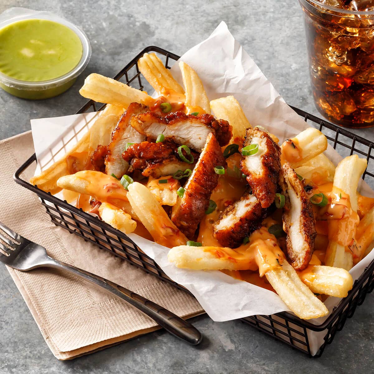 Pimento Cheese and Hot Chicken Loaded Fries | Simplot Food - USA
