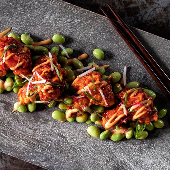 Korean Fried Cauliflower with Edamame | Simplot Foods