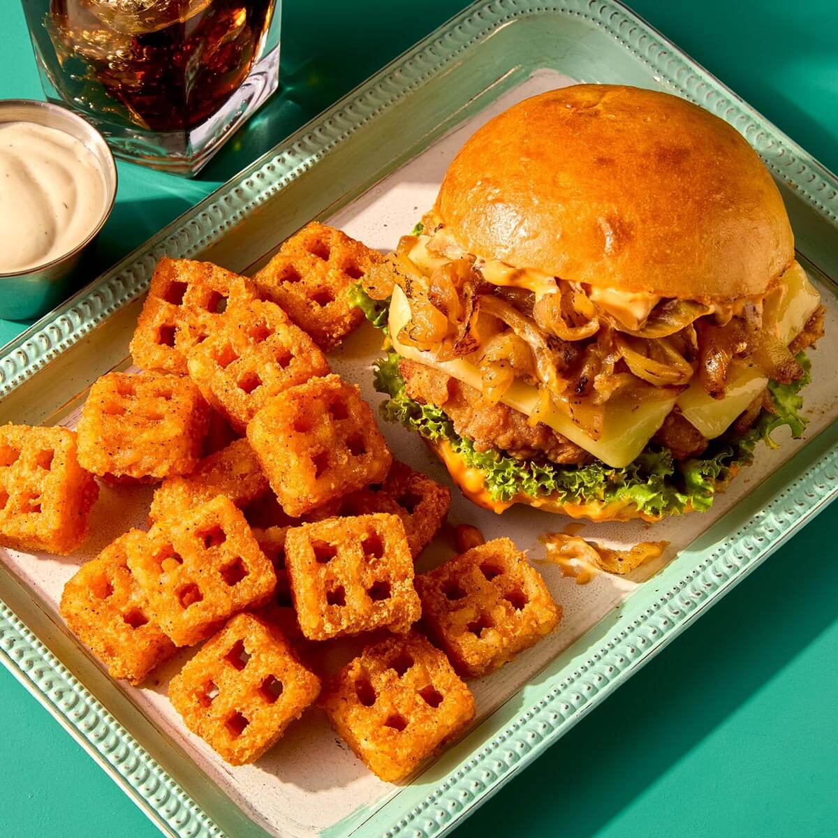 Caramelized Onion Chicken Sandwich | Simplot Foods