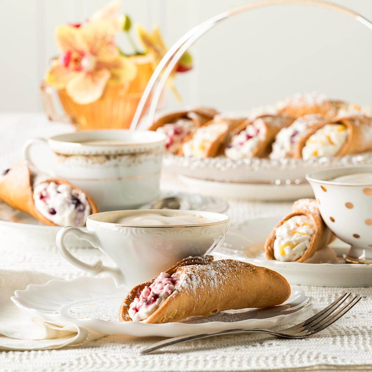 Raspberry, Mango and Blueberry Cannoli | Simplot Foods