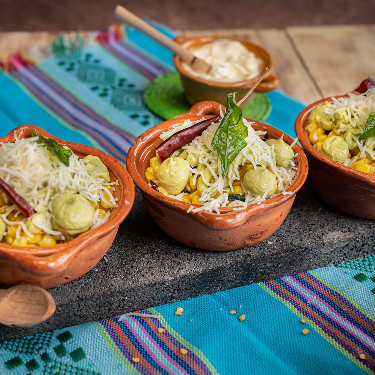 Esquites with Simplot Avocado Pulp Dip | Simplot Foods - Mexico