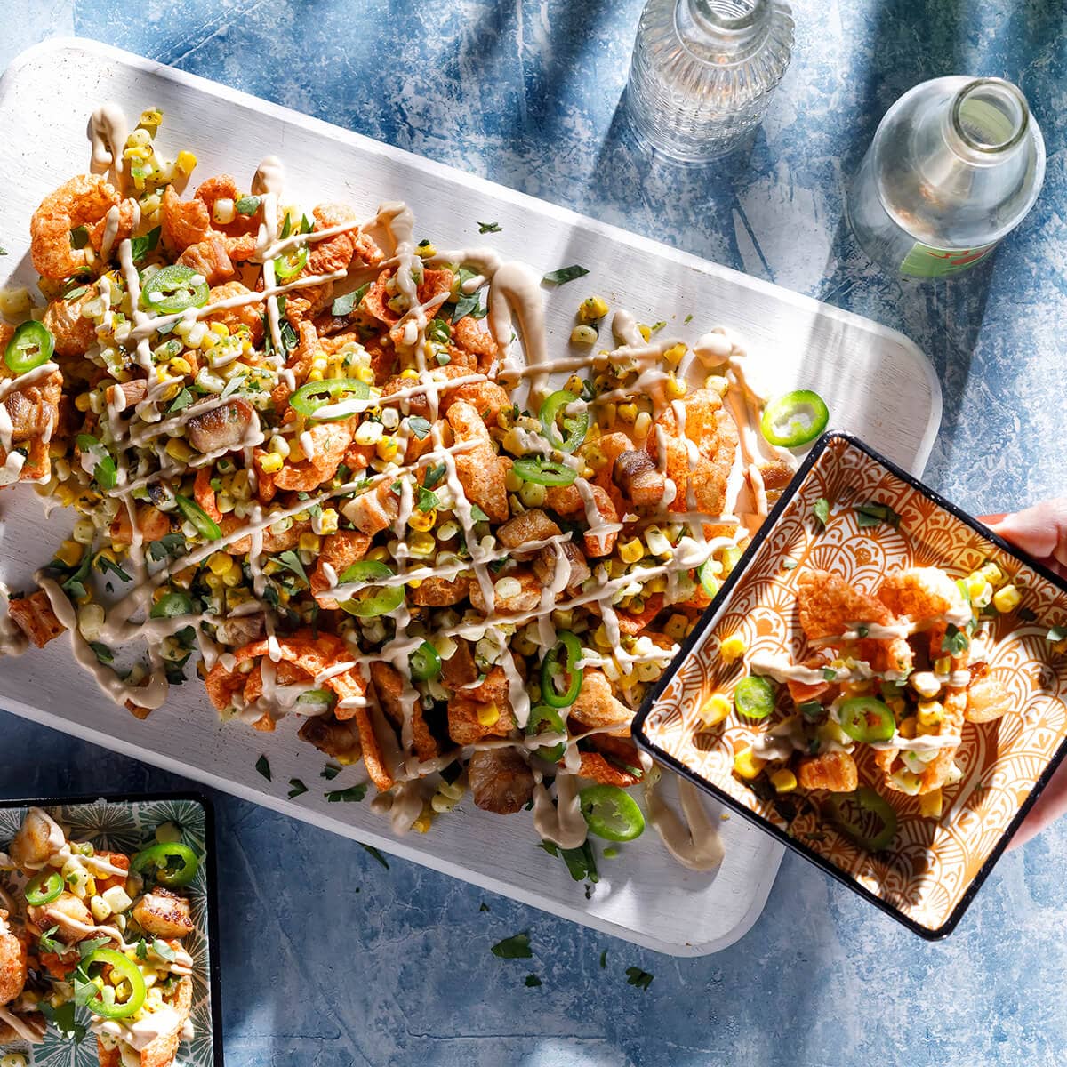 Nachos picantes de chicharrón | Simplot Food - USA