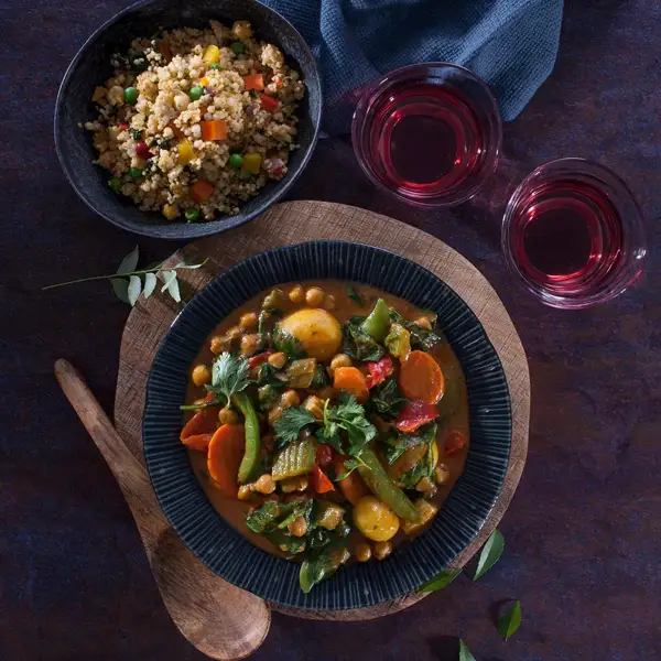 Curried Vegetable and Chick Pea Stew | Simplot Foods