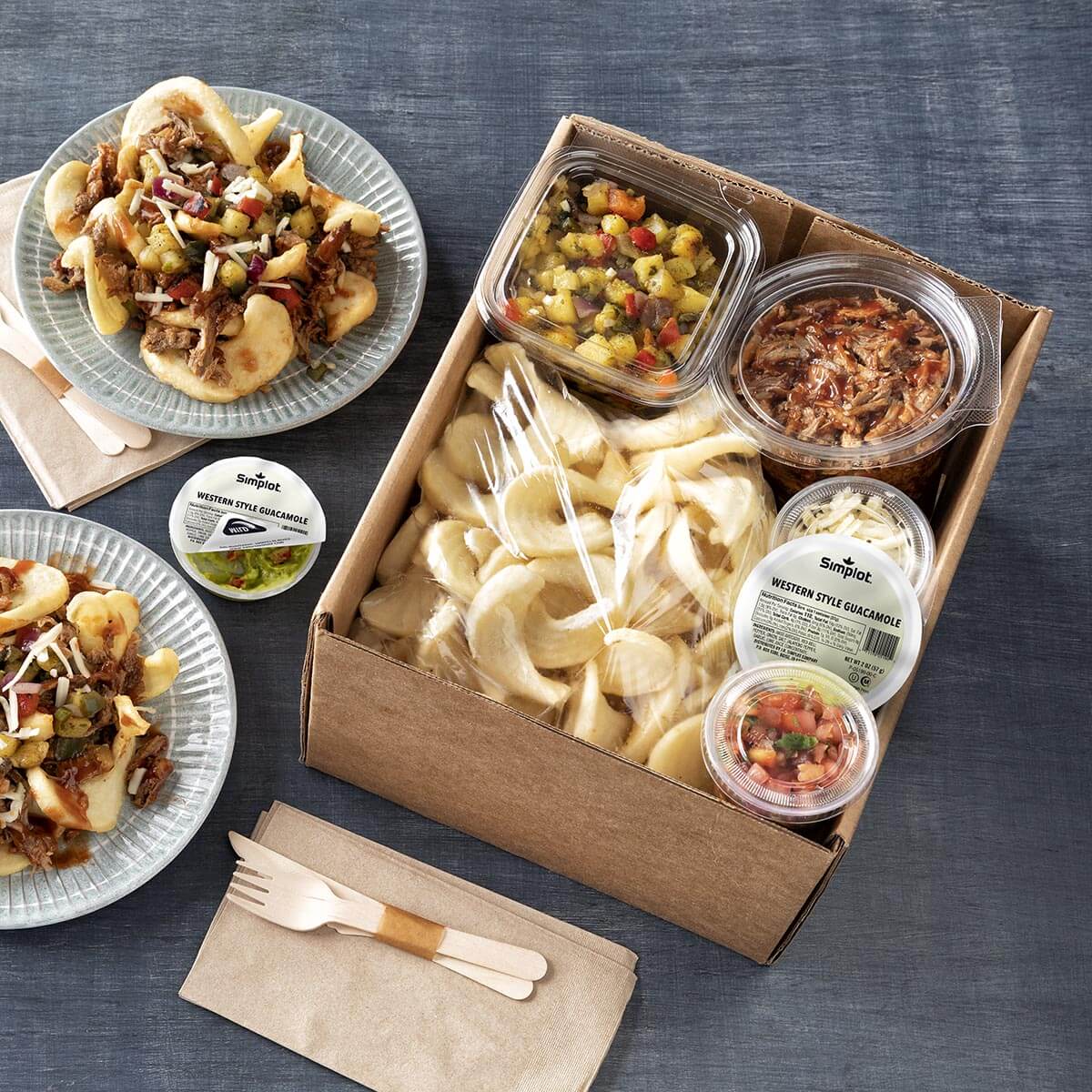 Curbside SIDEWINDERS™ Fries Nachos Build at Home Kit | Simplot Foods