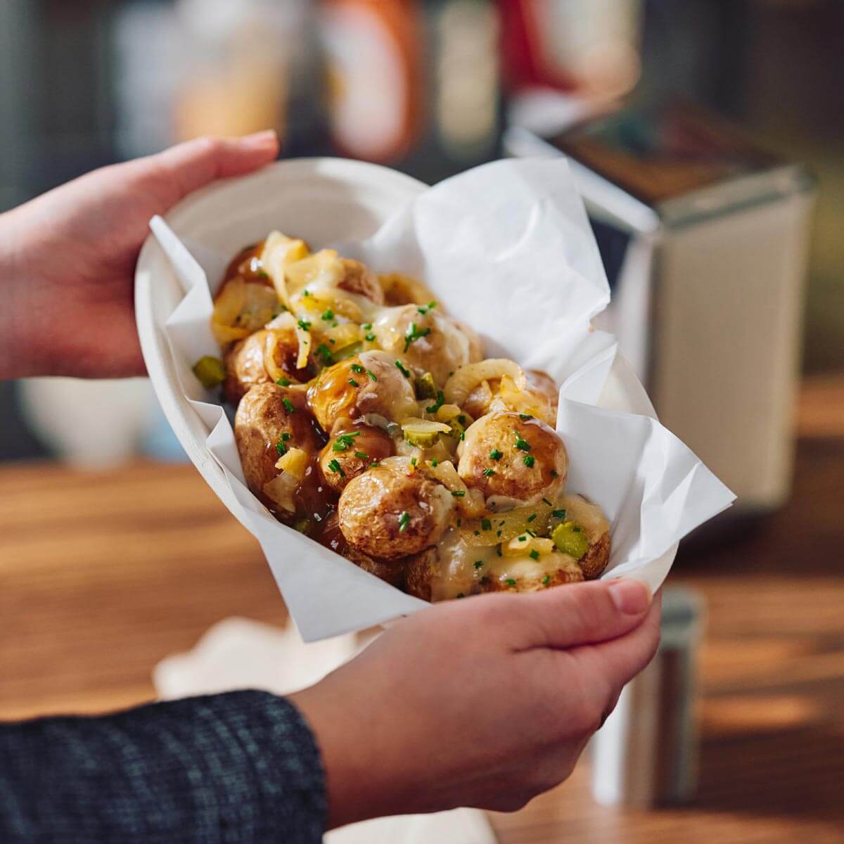 Baby Bakers™ and Caramelized-Style Onion Poutine | Simplot Foods