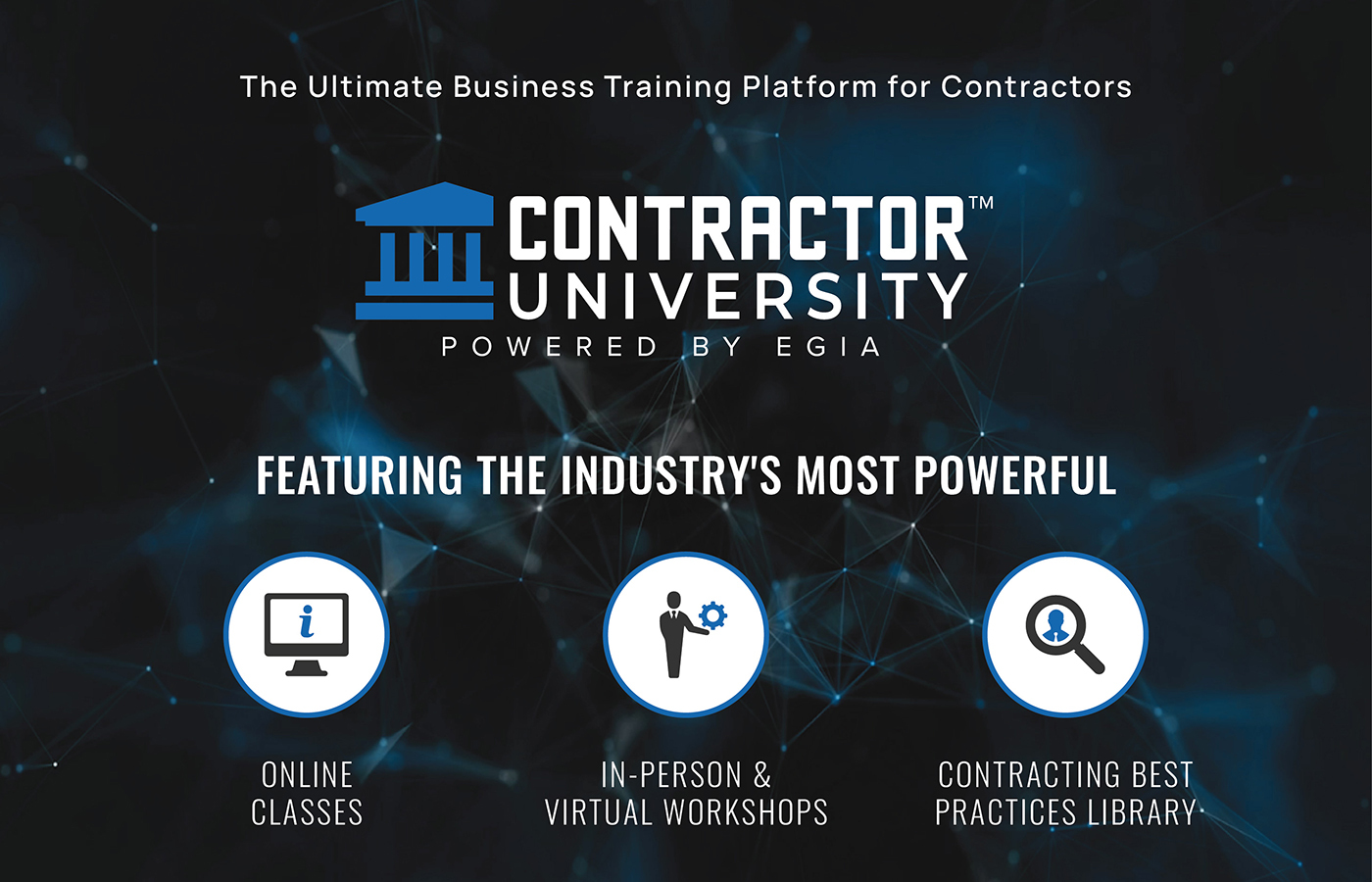 Contractor University Powered by EGIA