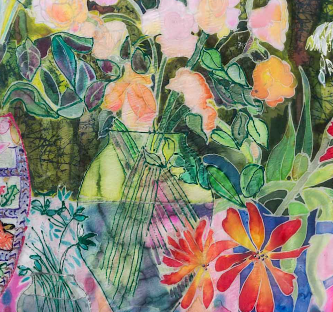 At London Bridge | Silk Painting at the Fashion & Textile Museum