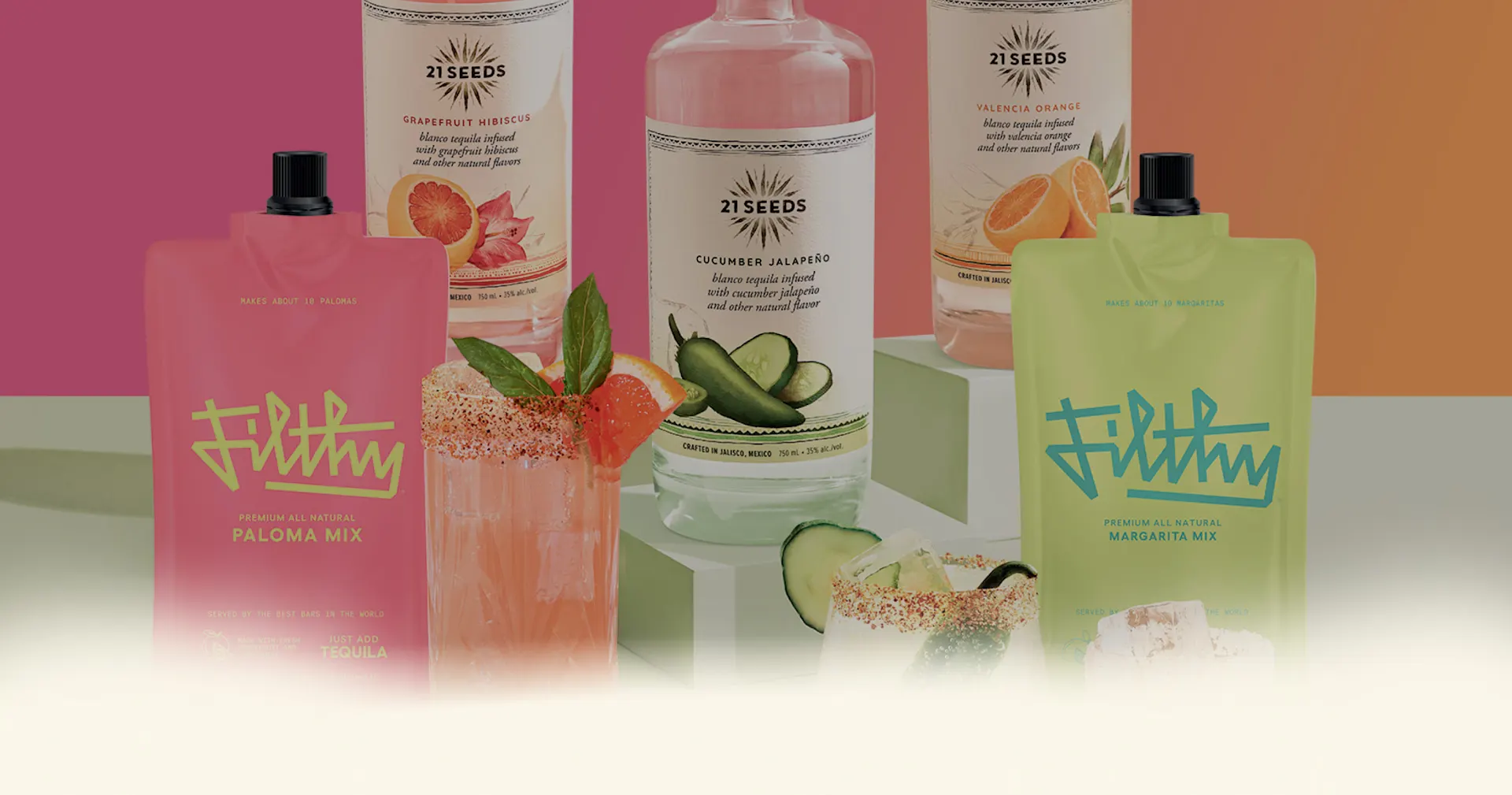 21Seeds x Filthy Cocktails - 21 Seeds Tequila