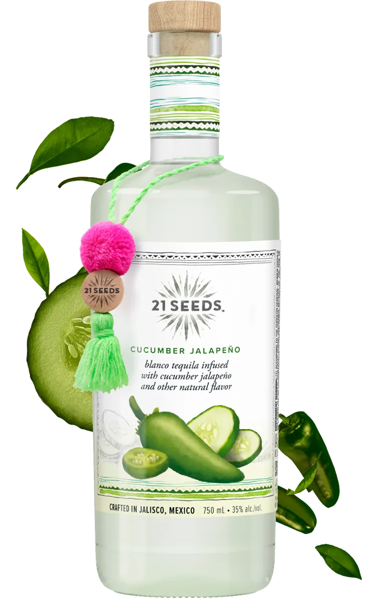 Cucumber Jalapeño - 21 Seeds Tequila