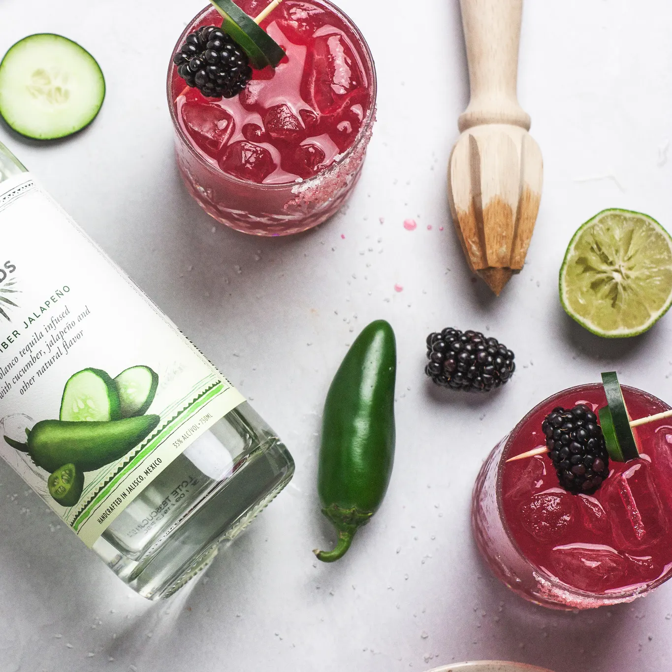 Blackberry Margarita - 21 Seeds Tequila