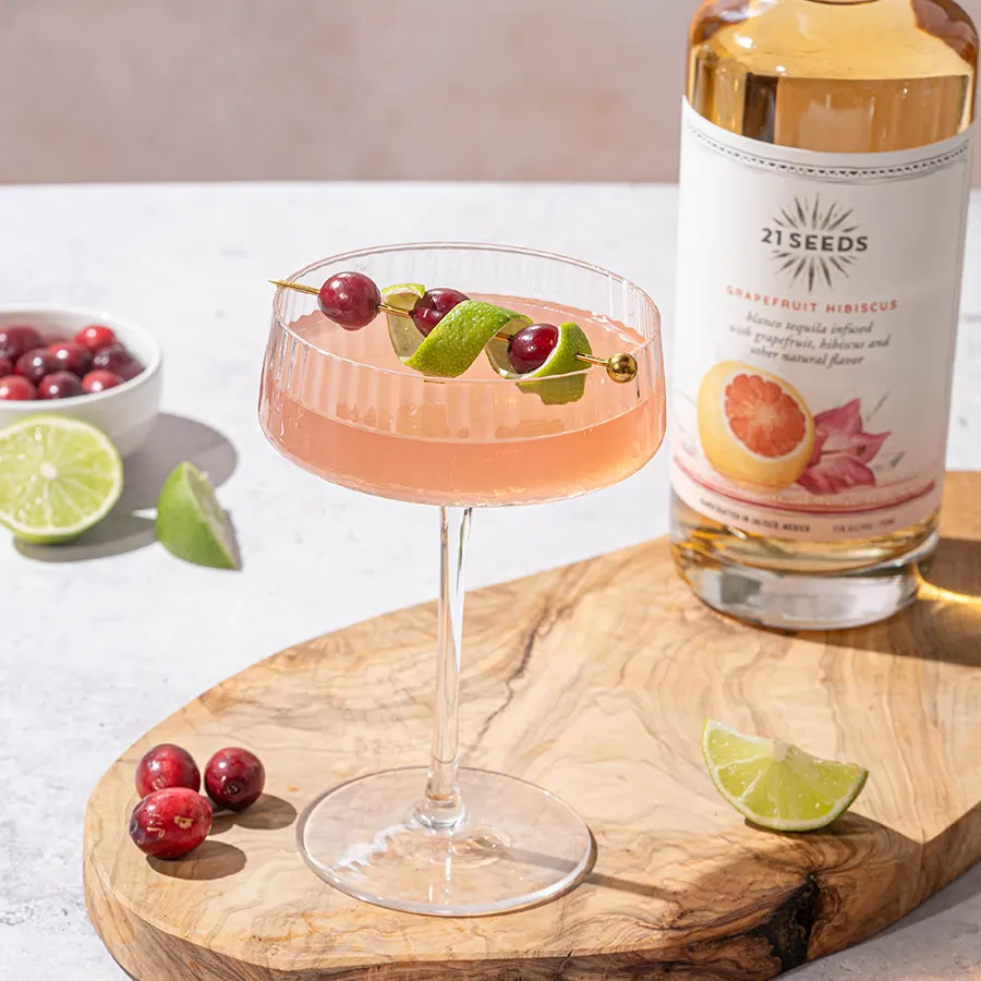 Holiday Tequila Cosmo - 21 Seeds Tequila