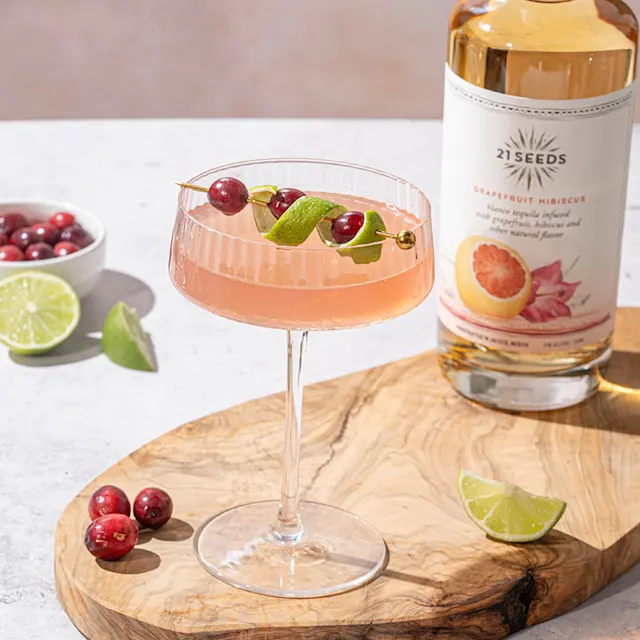 Holiday Tequila Cosmo - 21 Seeds Tequila