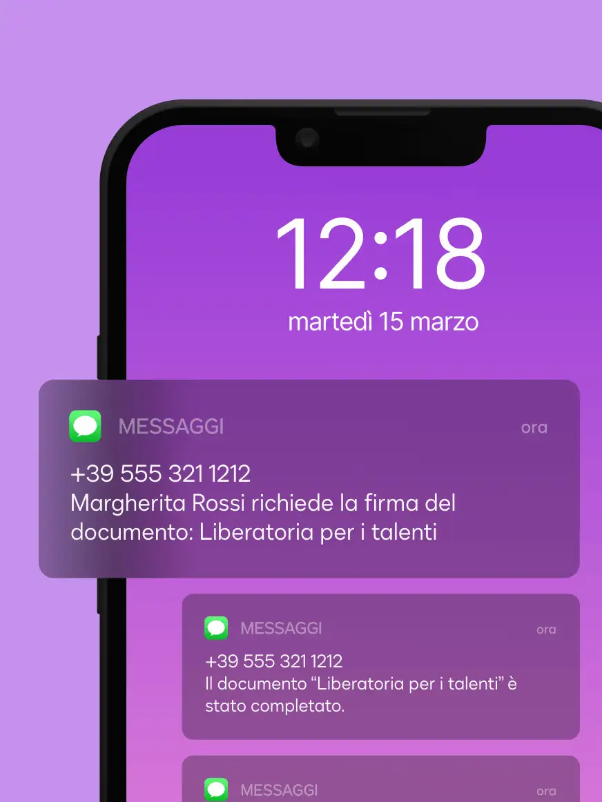 Invio multicanale tramite WhatsApp e SMS | DocuSign