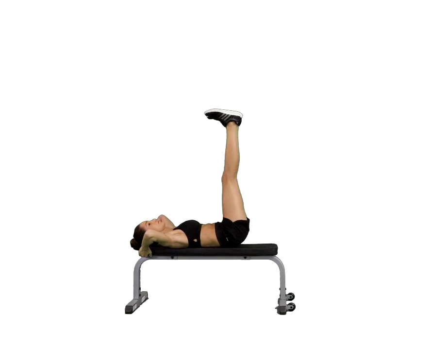 Lying Leg Raise Exercise Instructions & Video - Sweat