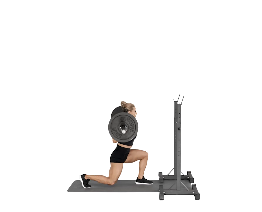 Barbell Static Lunge - Sweat