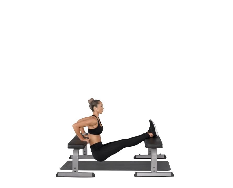 Bench Dips Exercise Instructions & Video - Sweat