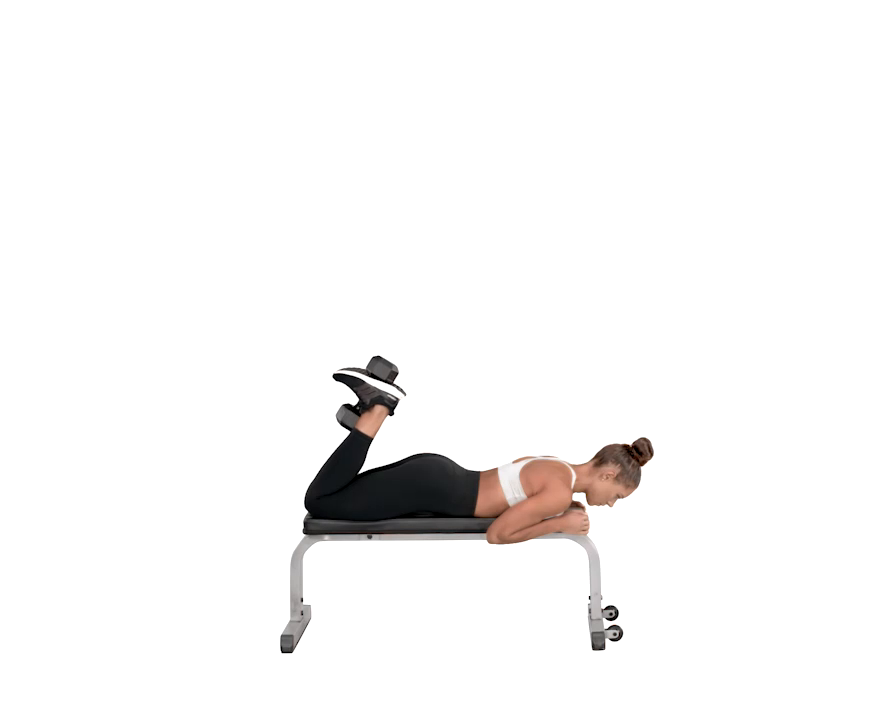 Dumbbell Hamstring Curl - Sweat