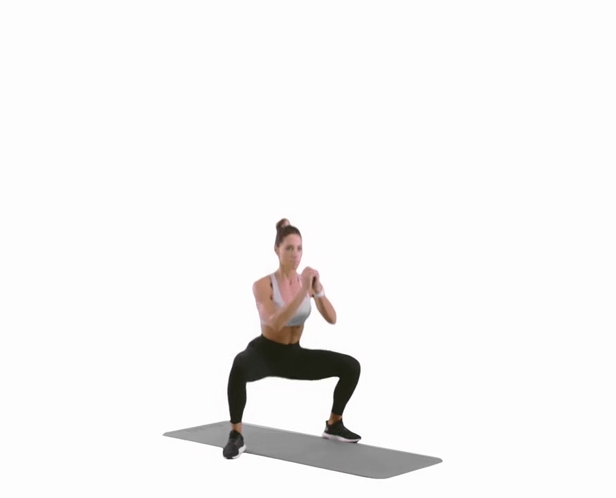 Bodyweight Sumo Squat - Sweat