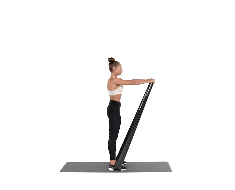 Resistance Band Front Raise - Sweat