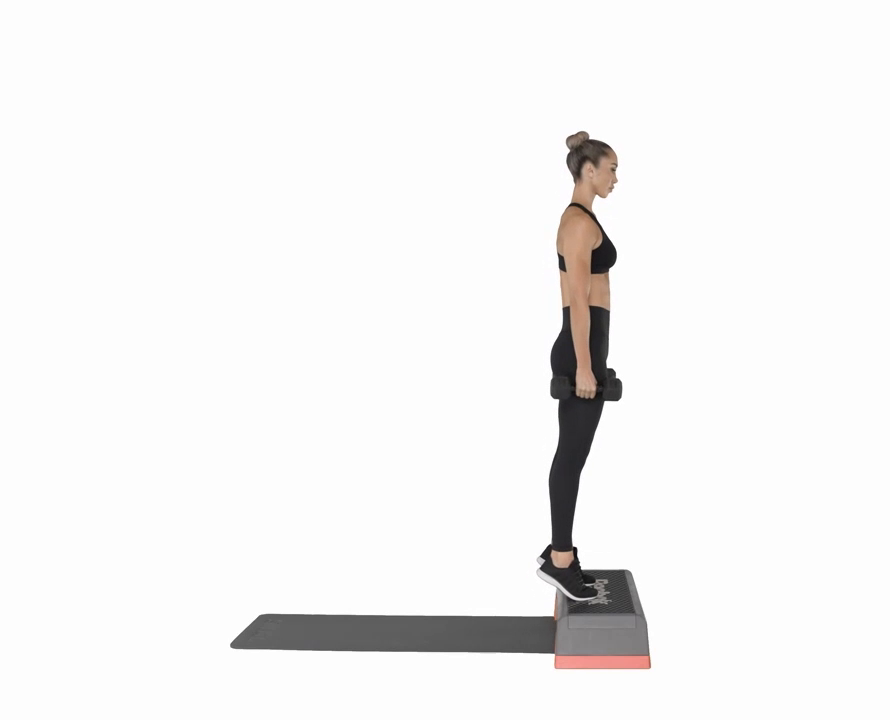 Standing Dumbbell Calf Raise Exercise Instructions & Video - Sweat