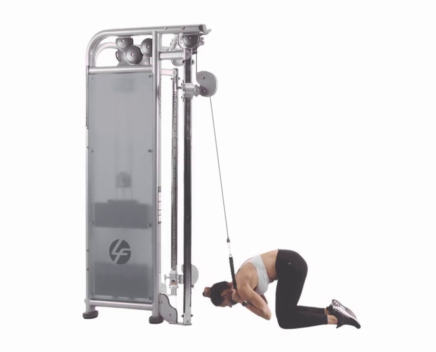 Cable Crunch Exercise Instructions & Video - Sweat