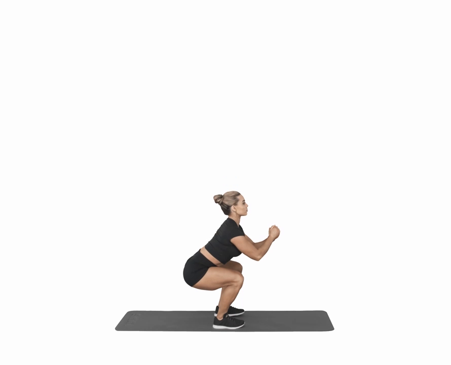 Air Squat Exercise Instructions & Video - Sweat