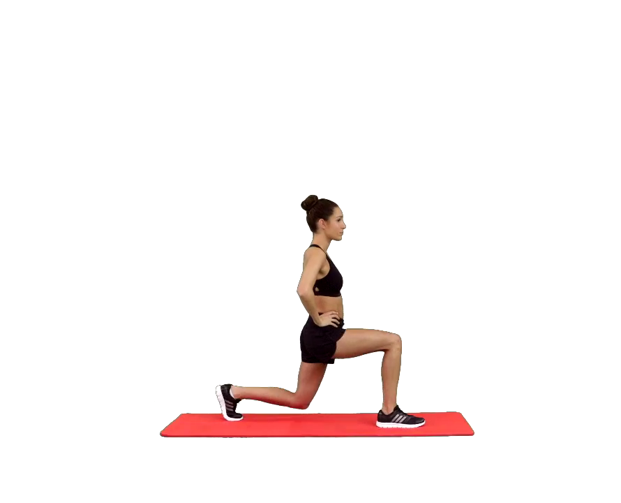 Bodyweight Static Lunge - Sweat