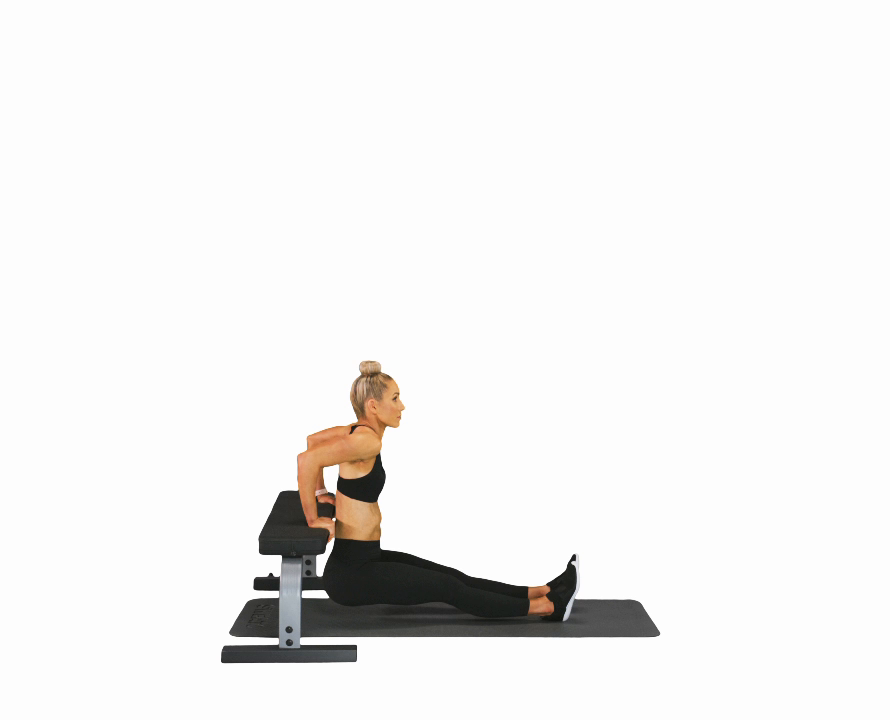 Negative Tricep Dip - Sweat