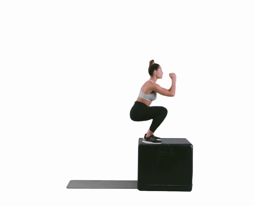 Box Jump Exercise Instructions & Video - Sweat