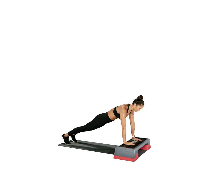 Incline Spider Push-Up - Sweat