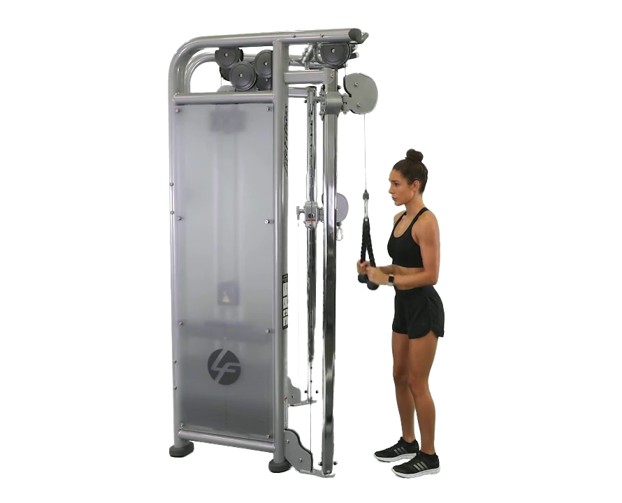 Tricep Pushdown Exercise Instructions & Video - Sweat