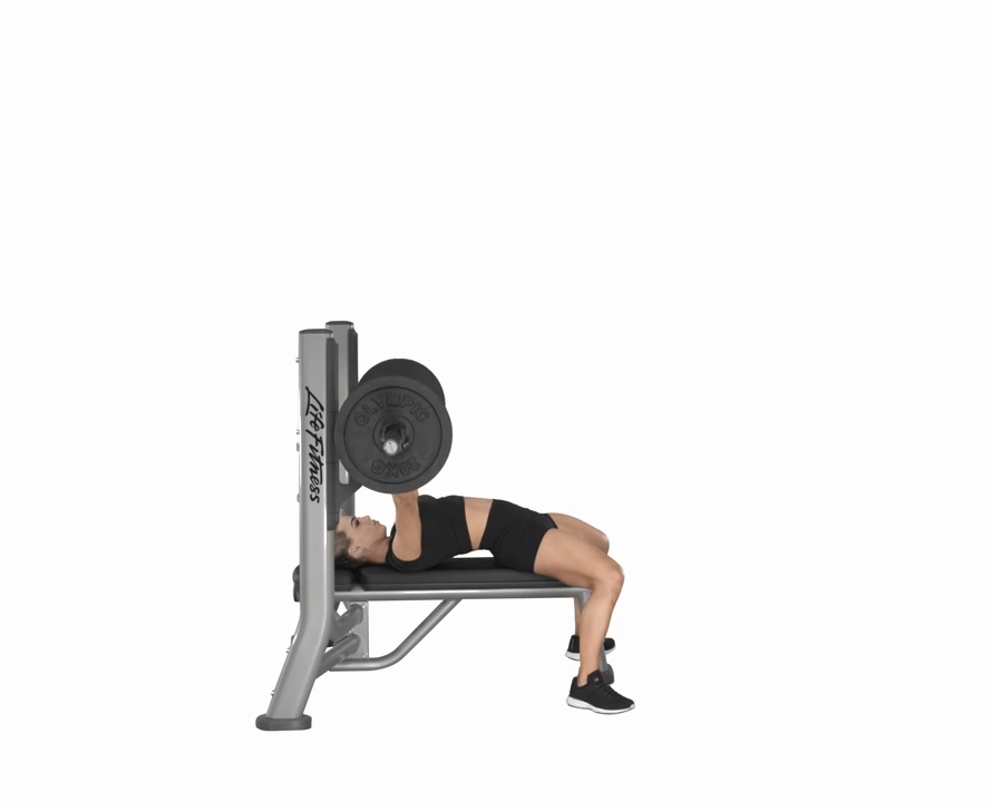 Barbell Bench Press Exercise Instructions & Video - Sweat