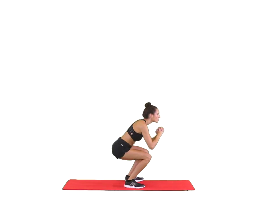 180 Degree Jump Squat - Sweat