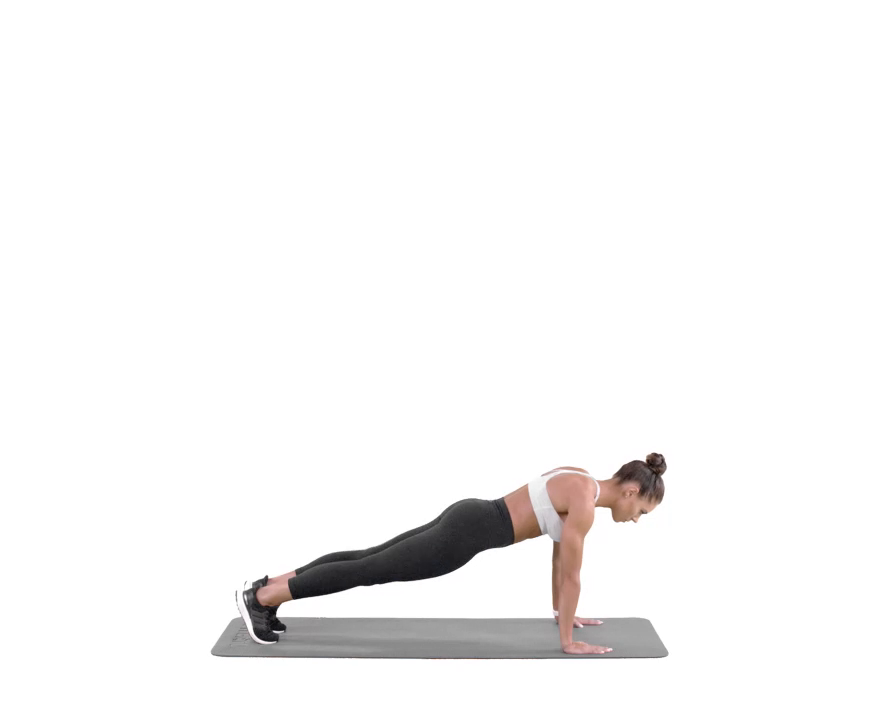 Half Burpee Exercise Instructions & Video - Sweat