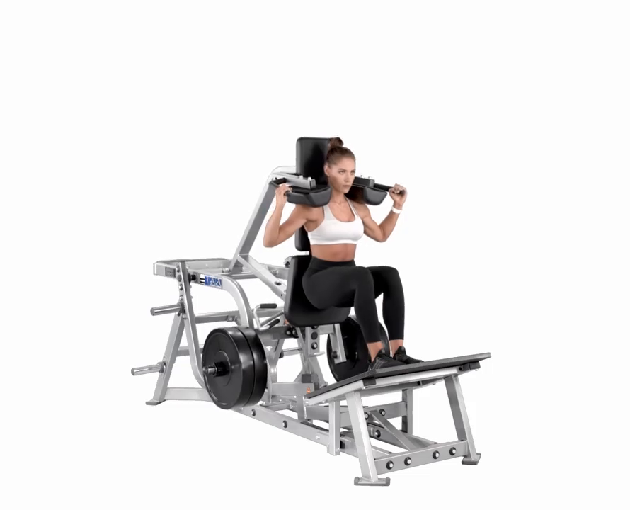 Close Stance Hack Squat - Sweat