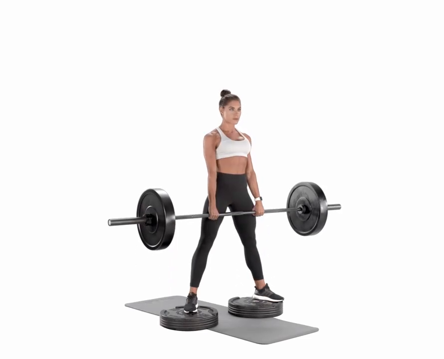 Deficit Sumo Deadlift - Sweat