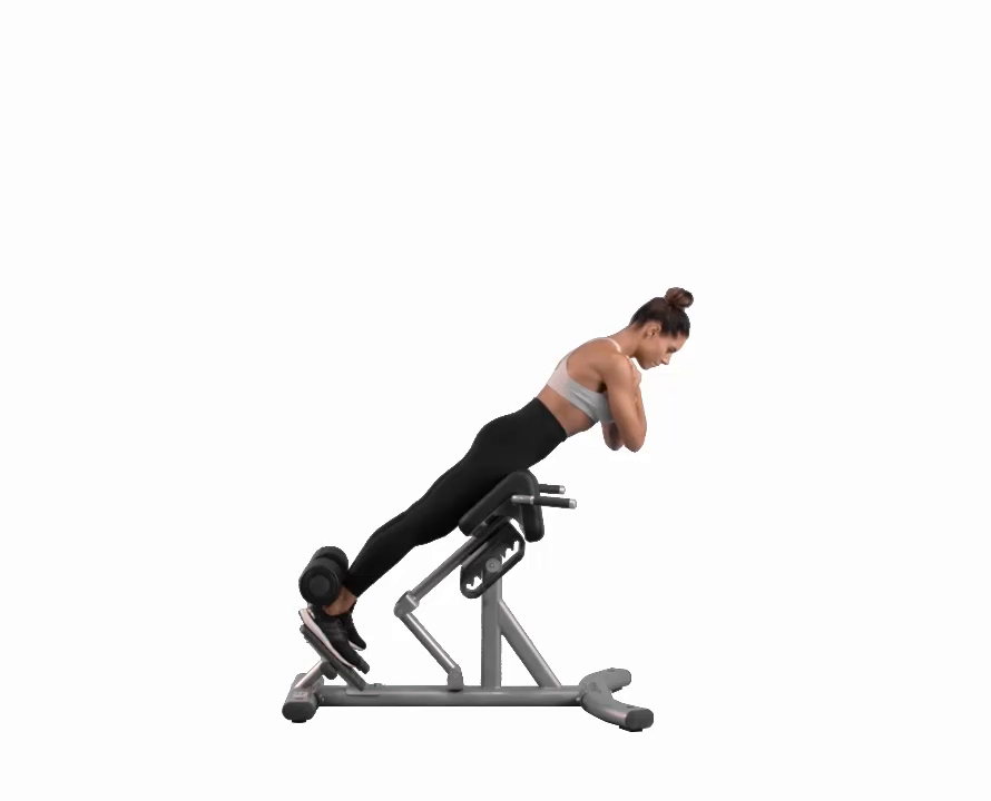 Back Hyperextension Exercise Instructions & Video - Sweat