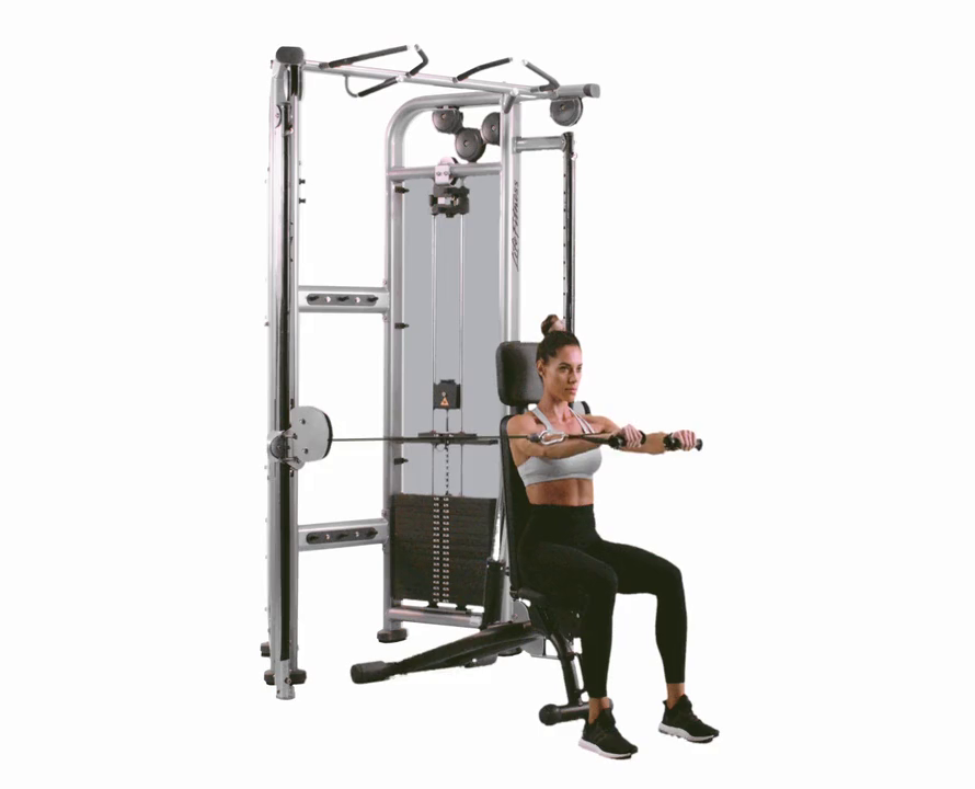 Cable Chest Press Exercise Instructions & Video - Sweat