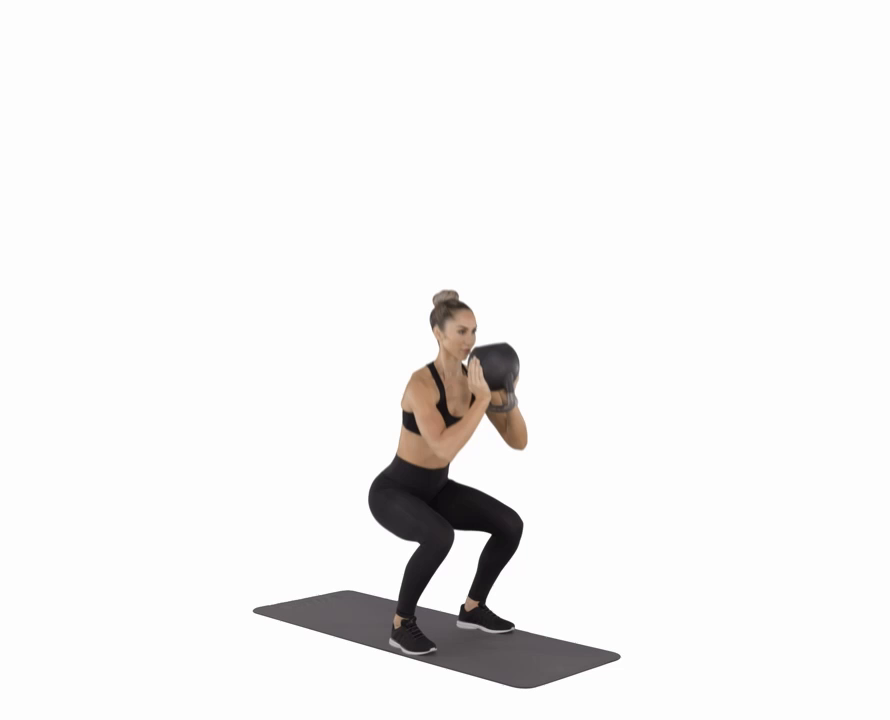 Goblet Squat Exercise Instructions & Video - Sweat