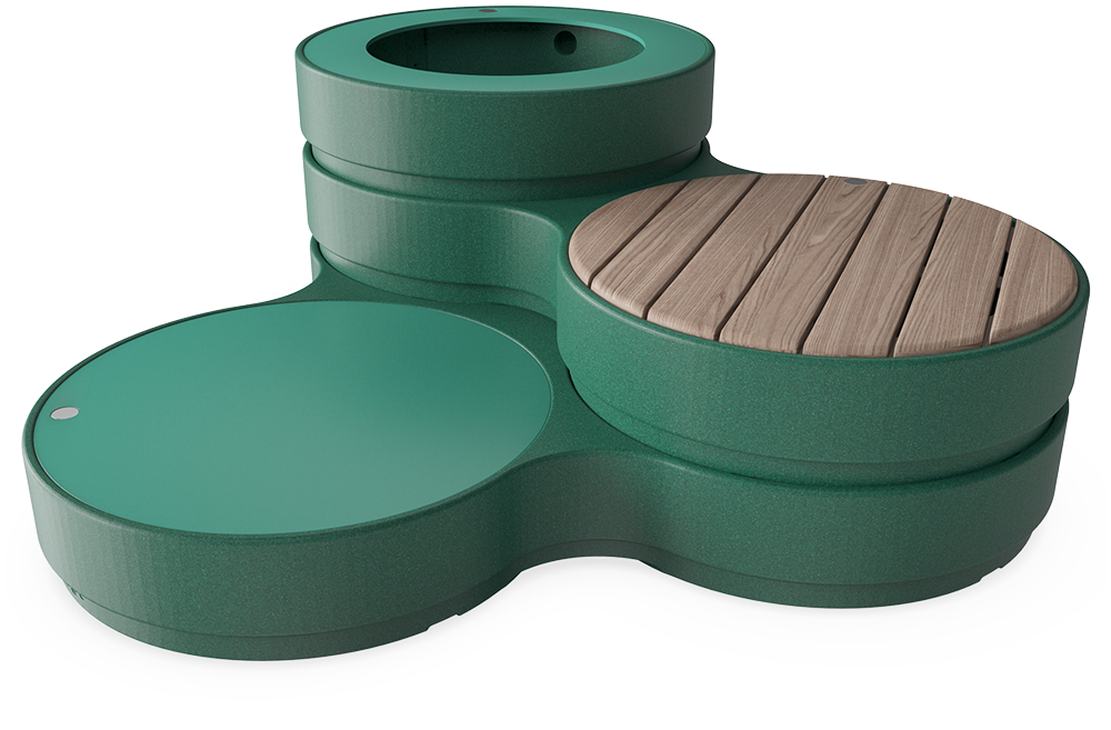 Circus, urban outdoor furniture - KOMPAN