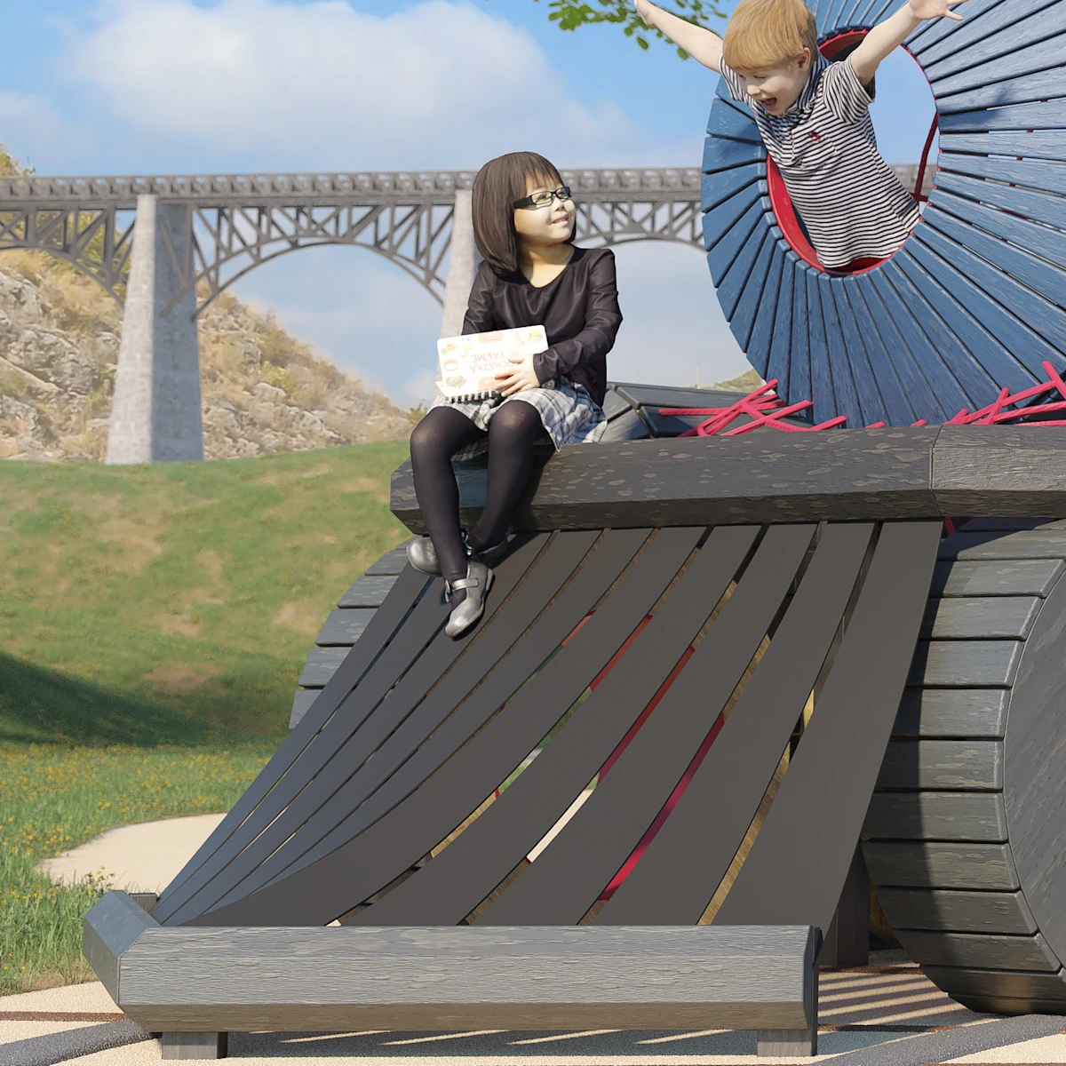 Inspirational Playground Concept | The Train | KOMPAN