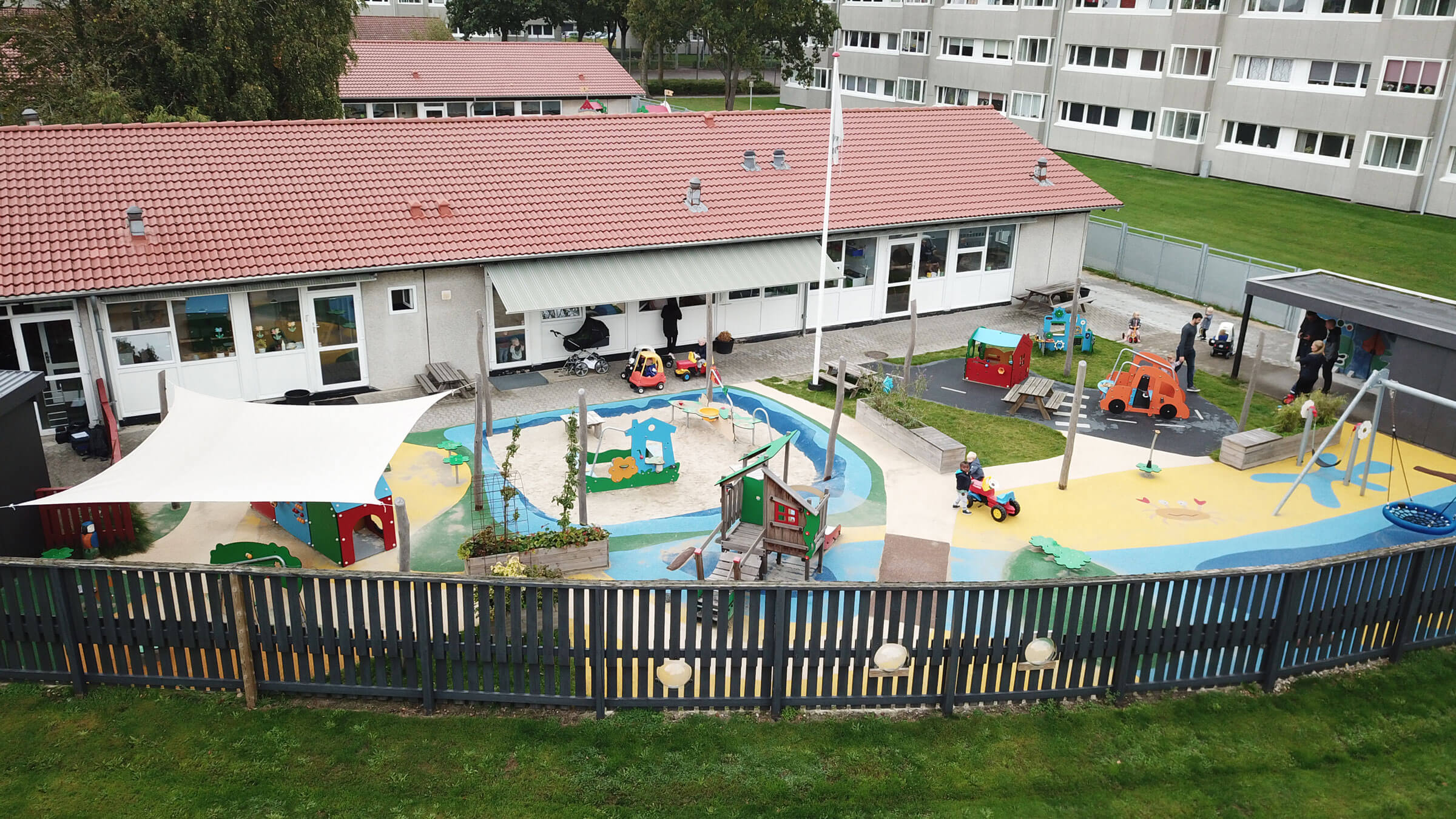 KOMPAN | Novrupvej Daycare Playground in Denmark