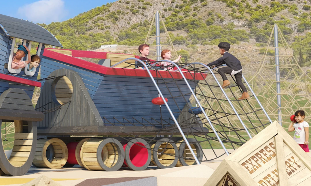 Inspirational Playground Concept | The Train | KOMPAN