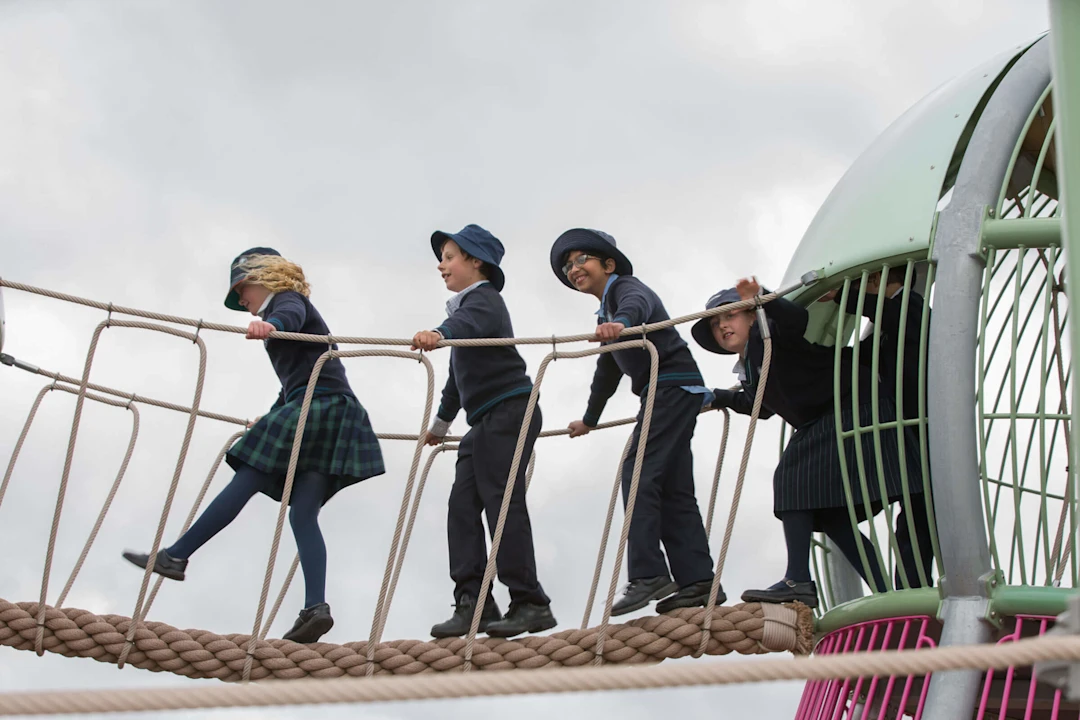 KOMPAN | Space needle "Sky Walk" playground | Seattle