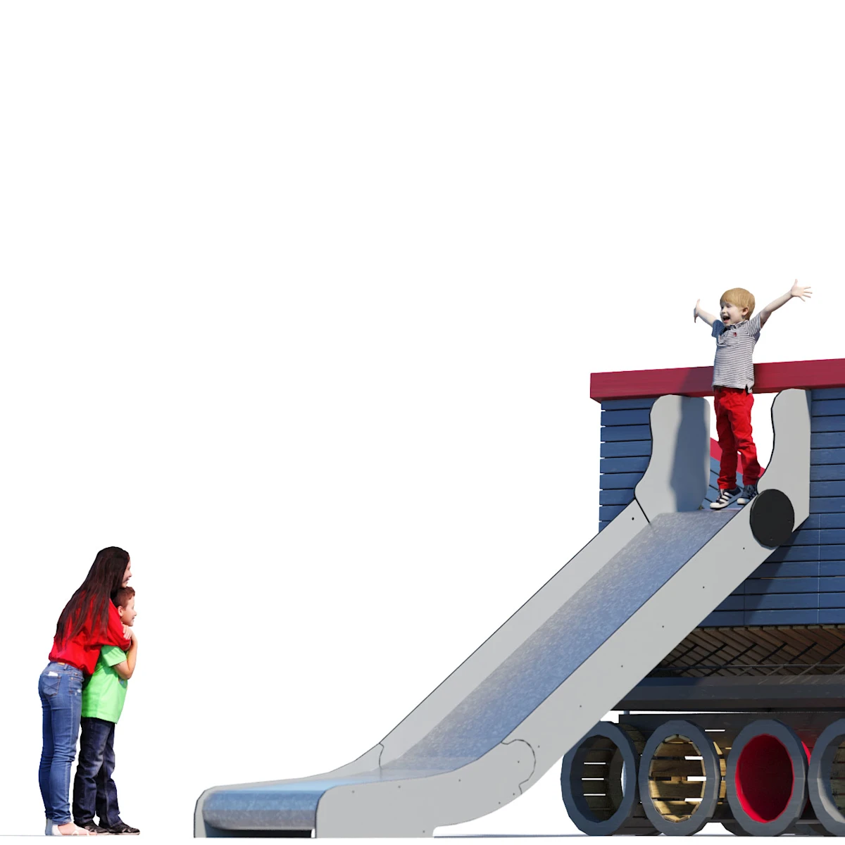 Inspirational Playground Concept | The Train | KOMPAN