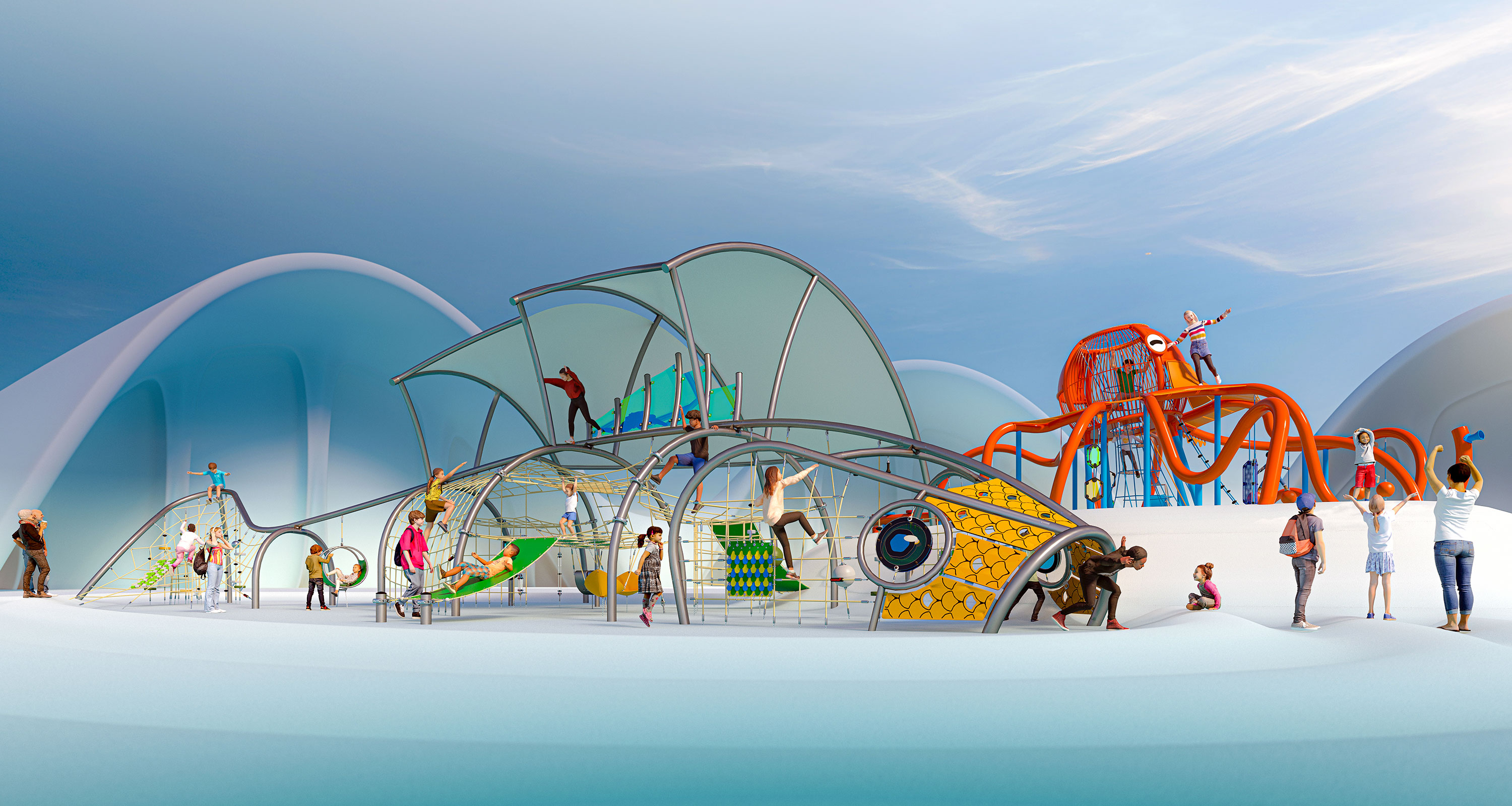 Inspirational Playground Concept | The Sea Creatures | KOMPAN