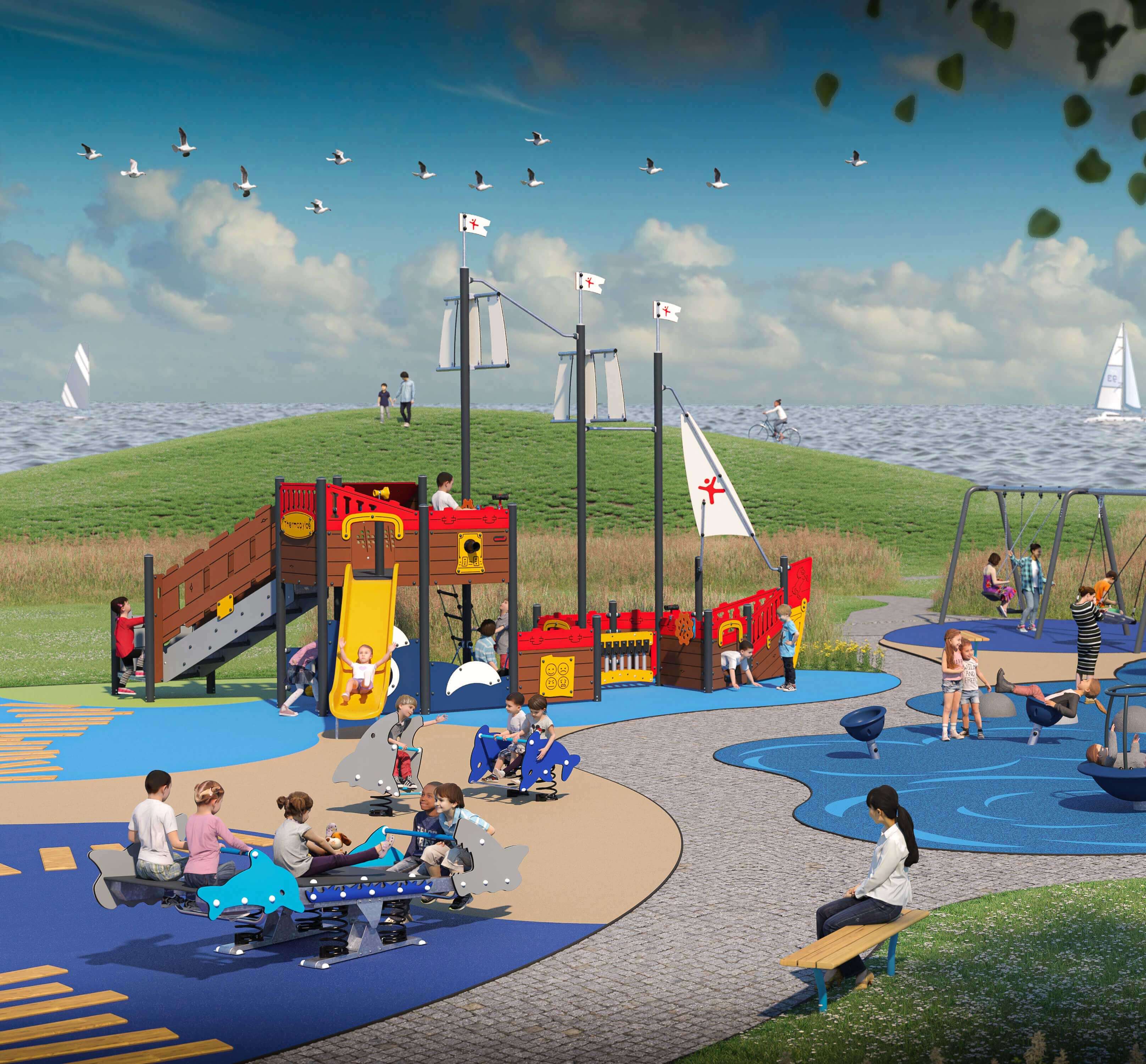 KOMPAN | Ocean themed playground design solution